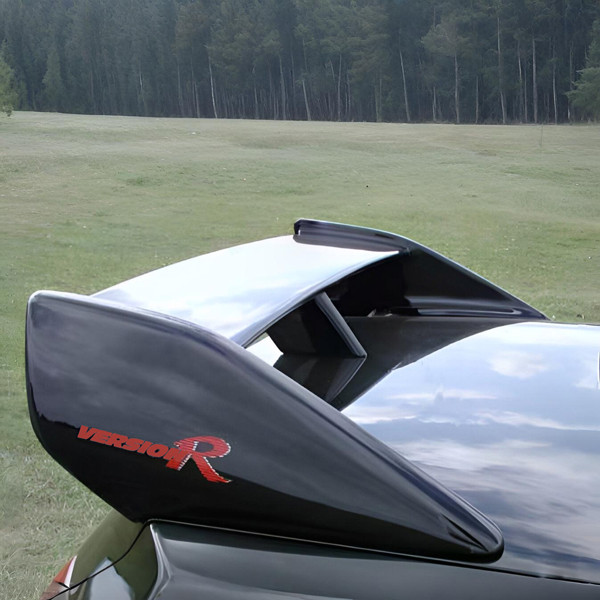 MITSUBISHI FTO VERSION R REAR WING DECAL (RED/GRAY)