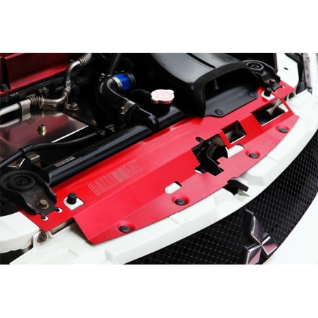 ALUMINIUM RADIATOR COOLING PLATE, RED, EVO 8-9