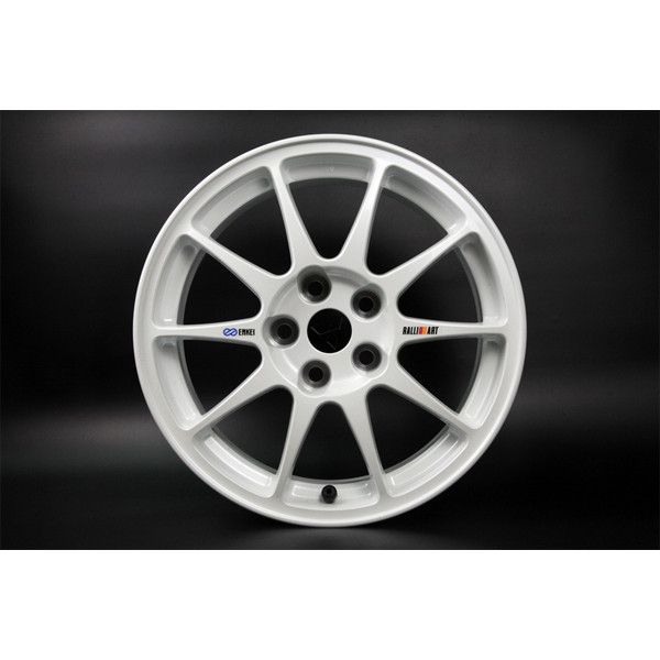 RALLIART X ENKEI ALUMINUM WHEEL, WHITE, EVO 6.5, 4PCS