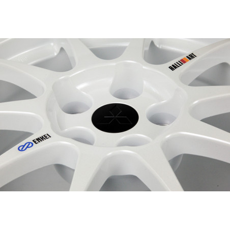 RALLIART X ENKEI ALUMINUM WHEEL, WHITE, EVO 6.5, 4PCS