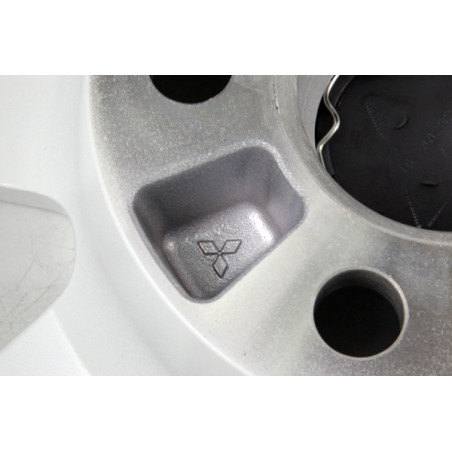 RALLIART X ENKEI ALUMINUM WHEEL, WHITE, EVO 6.5, 4PCS